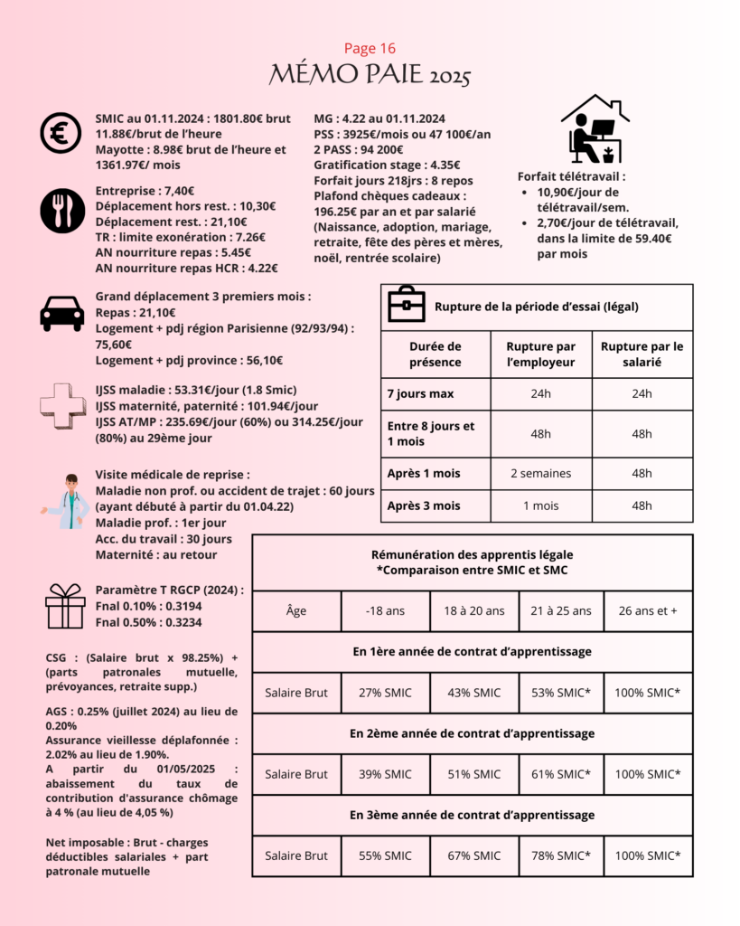 Le Guide Pratique du Gestionnaire de Paie 2025 - 249 pages "Broché" - à jour LFSS 2025 ...